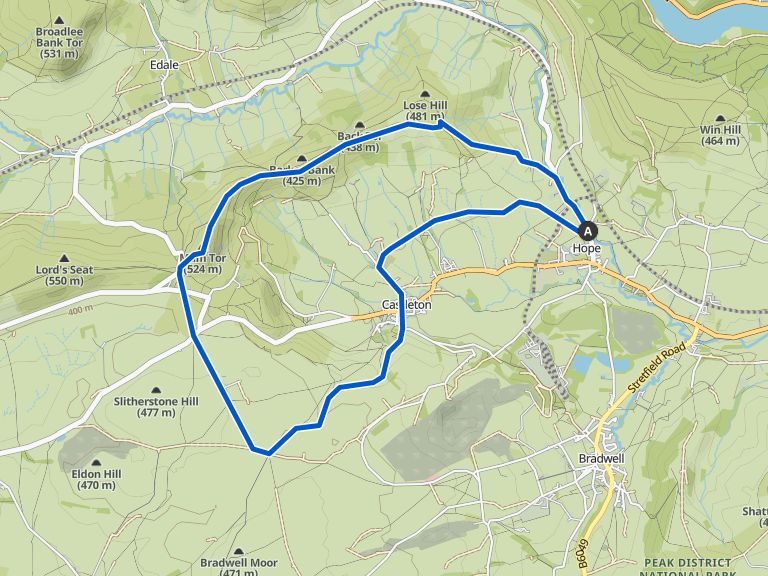 Mam tor | hike | Komoot
